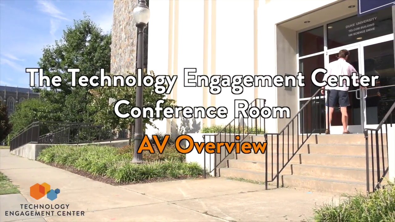Duke Technology Engagement Center AV System Training Video - YouTube