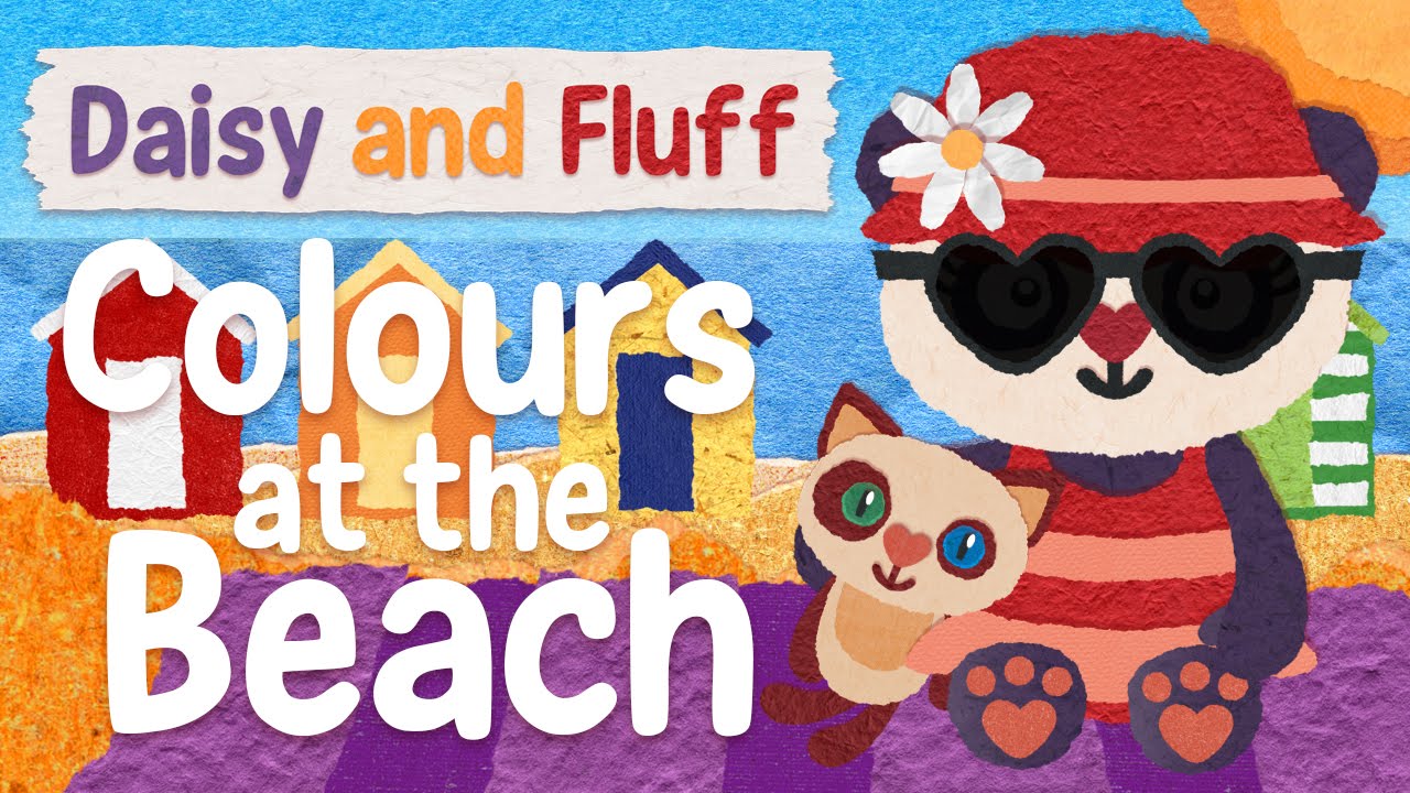 Colours at the Beach with Daisy and Fluff | Colour video for Toddlers ...