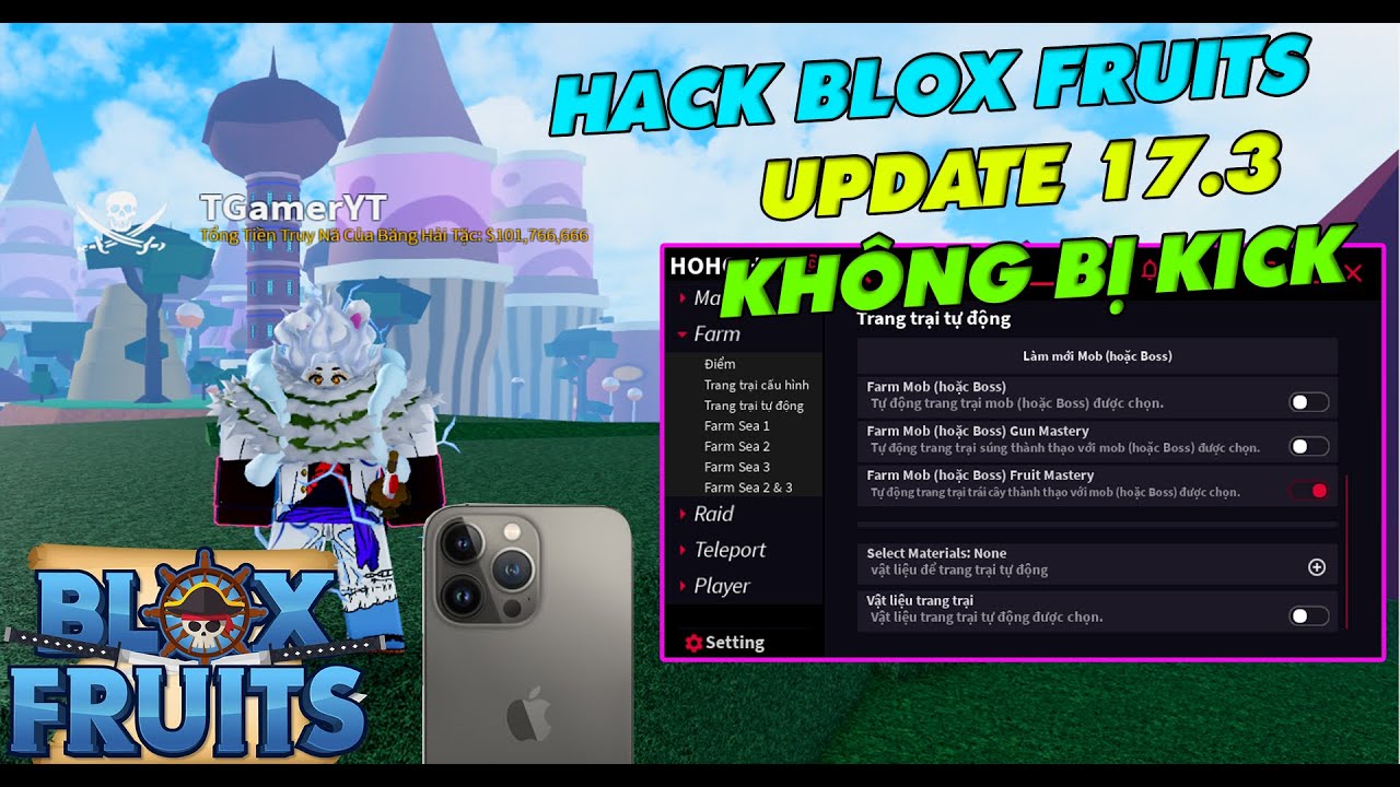 Cách Hack Blox Fruits 17.3 Trên Điện Thoại Và Máy Tính ( Farm Nguyên ...