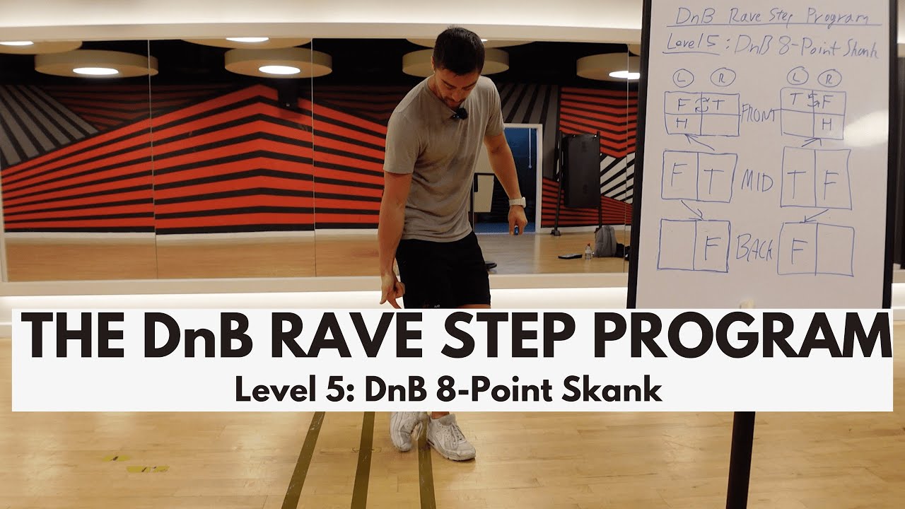 The DnB Rave Step Program | Level 5: DnB 8-Point Skank - YouTube