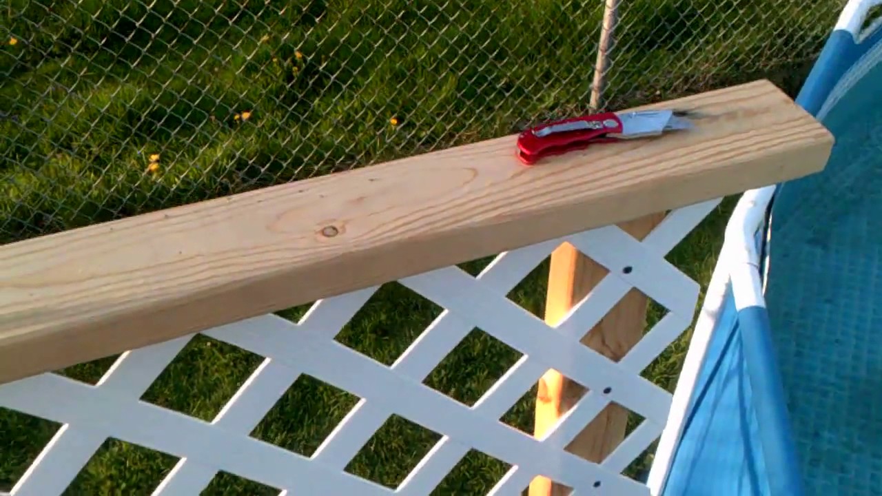 5x5 pool deck - YouTube