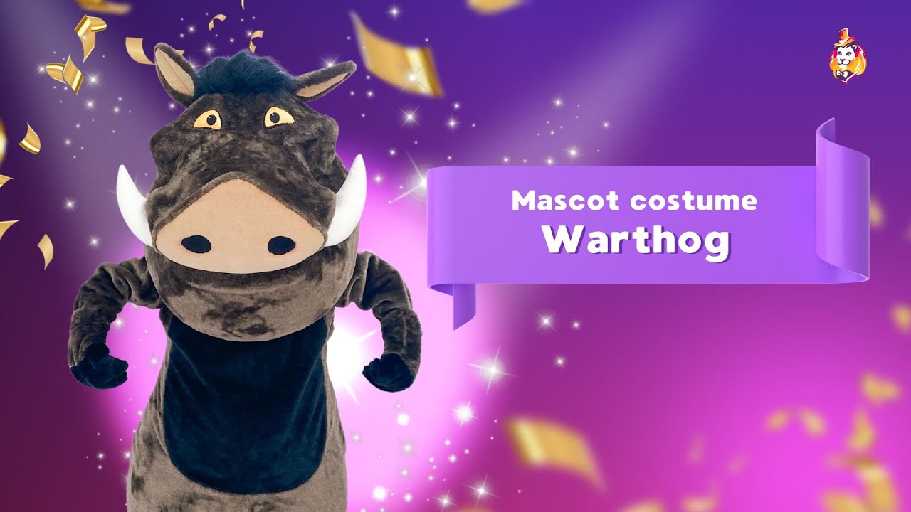 Warthog Mascot Costume - YouTube