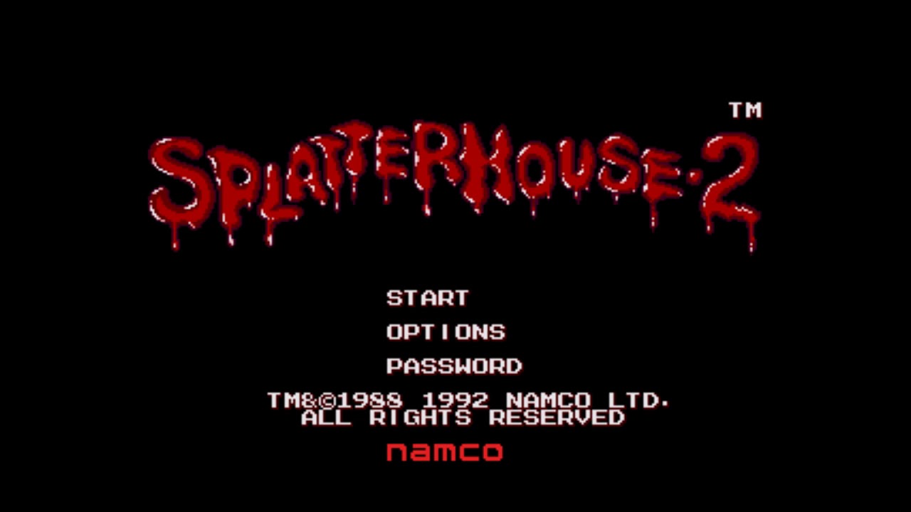 Splatterhouse 2 [ Sega Genesis ] - Intro & Gameplay - YouTube