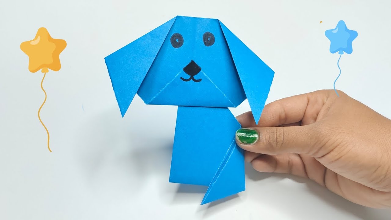 How to make a paper dog | Paper dog kaise banate hain | How to make ...