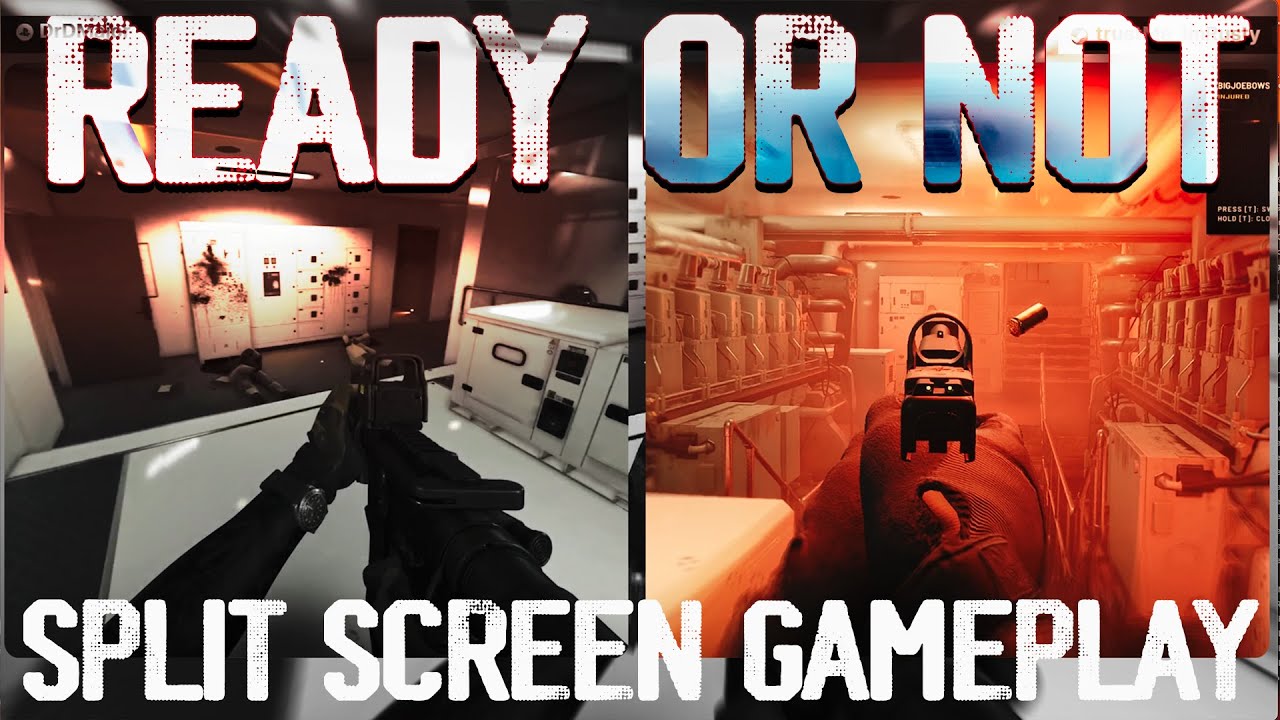 READY OR NOT | SPLIT SCREEN DLC GAMEPLAY - YouTube