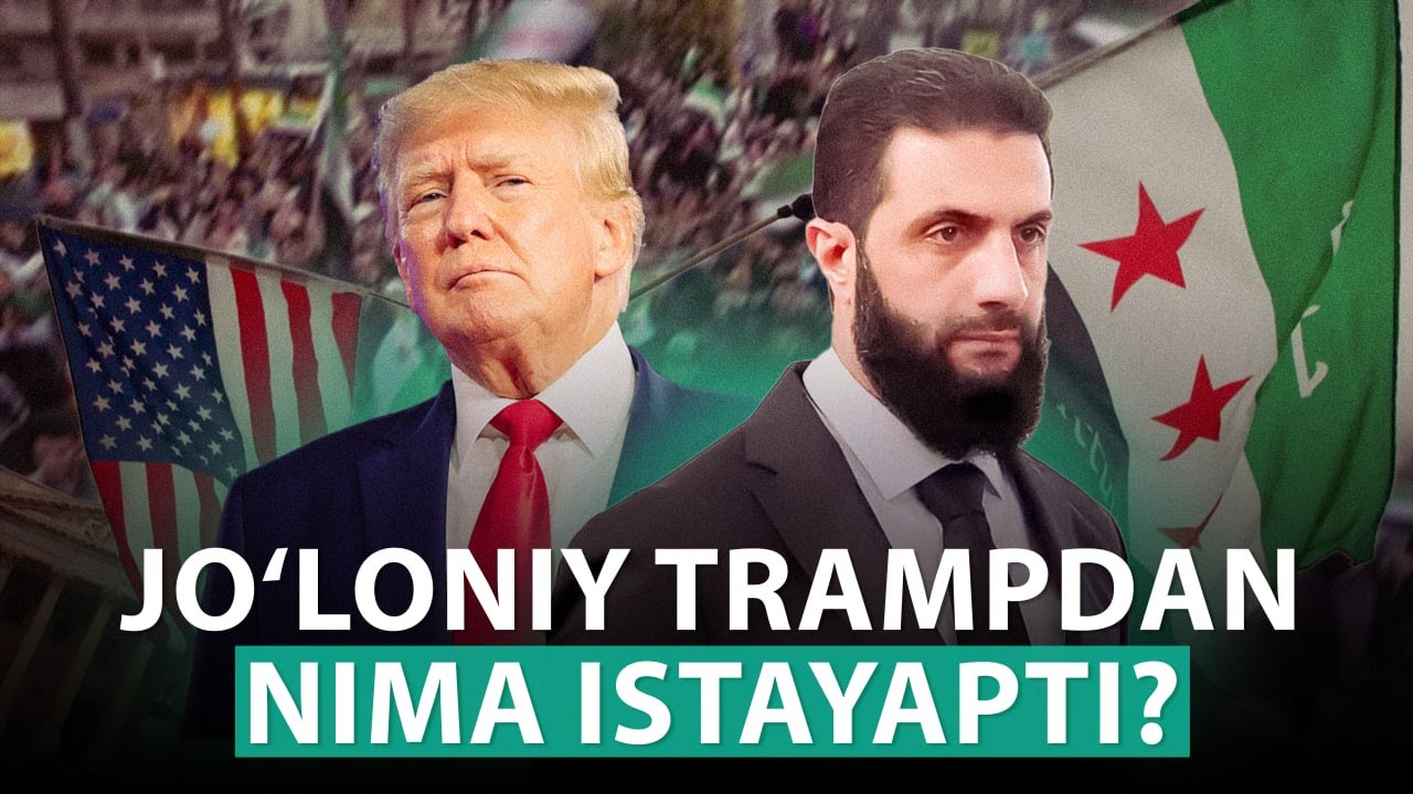 Suriyadagi yangi hukumat rahbari Muhammad ash-Shara Trampga murojaat yo ...