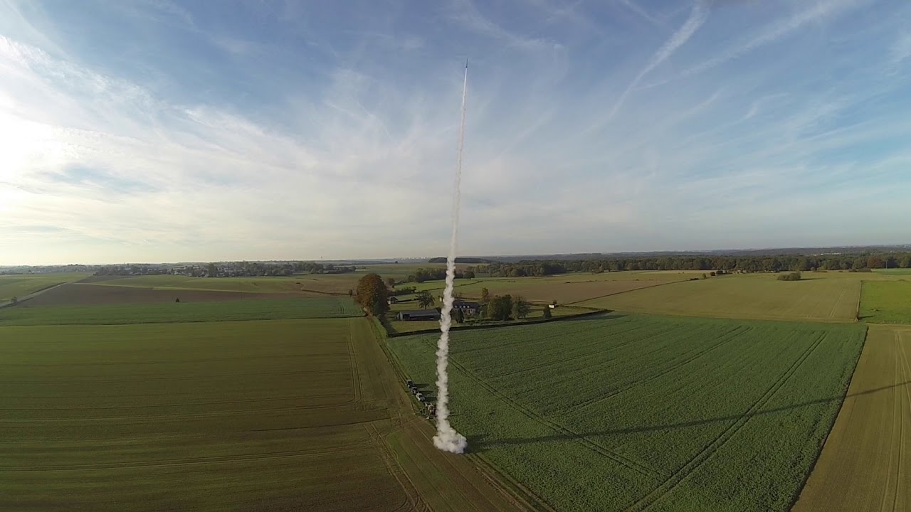 Sugar Rocket launch, aerial view from a Drone - YouTube