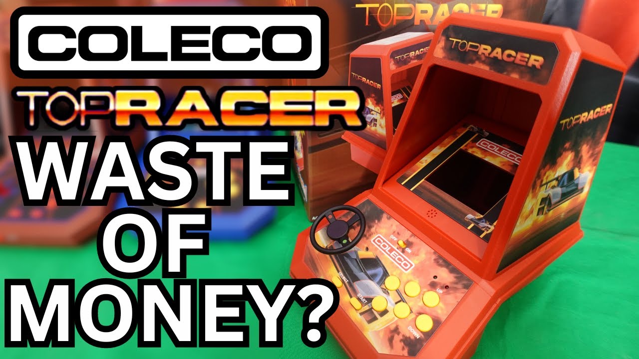 Coleco Top Racer Mini Arcade Review! Waste Of Money? - YouTube