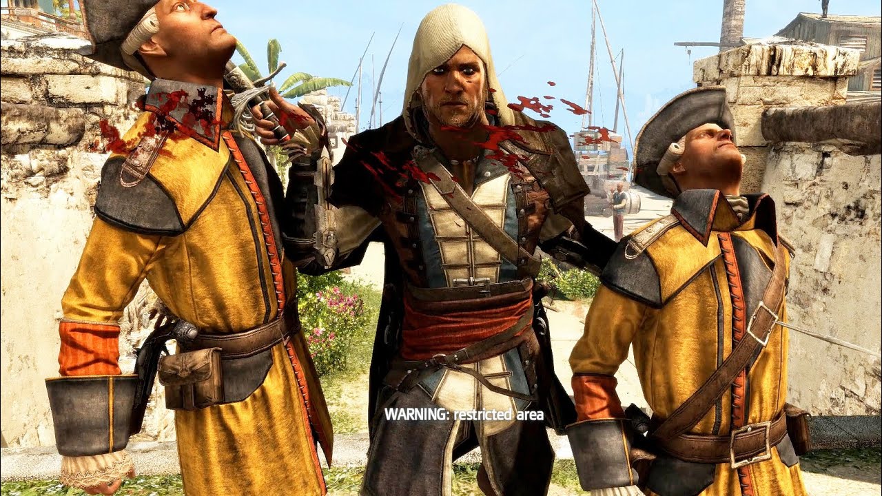 Assassin's Creed Black Flag Fearless Pirate Combat & Free Roam - YouTube