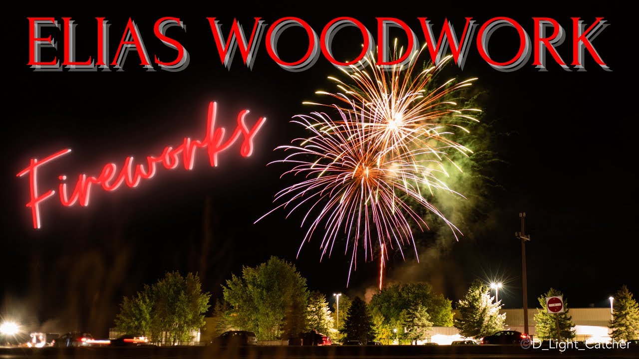 Elias Woodwork Fireworks #canada - YouTube