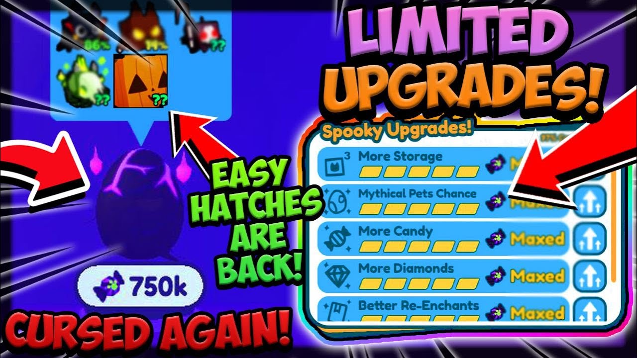 CURSED EGG IS BACK! EASILY HATCH PUMPKIN HUGE CAT SECRET PET!! - Pet ...