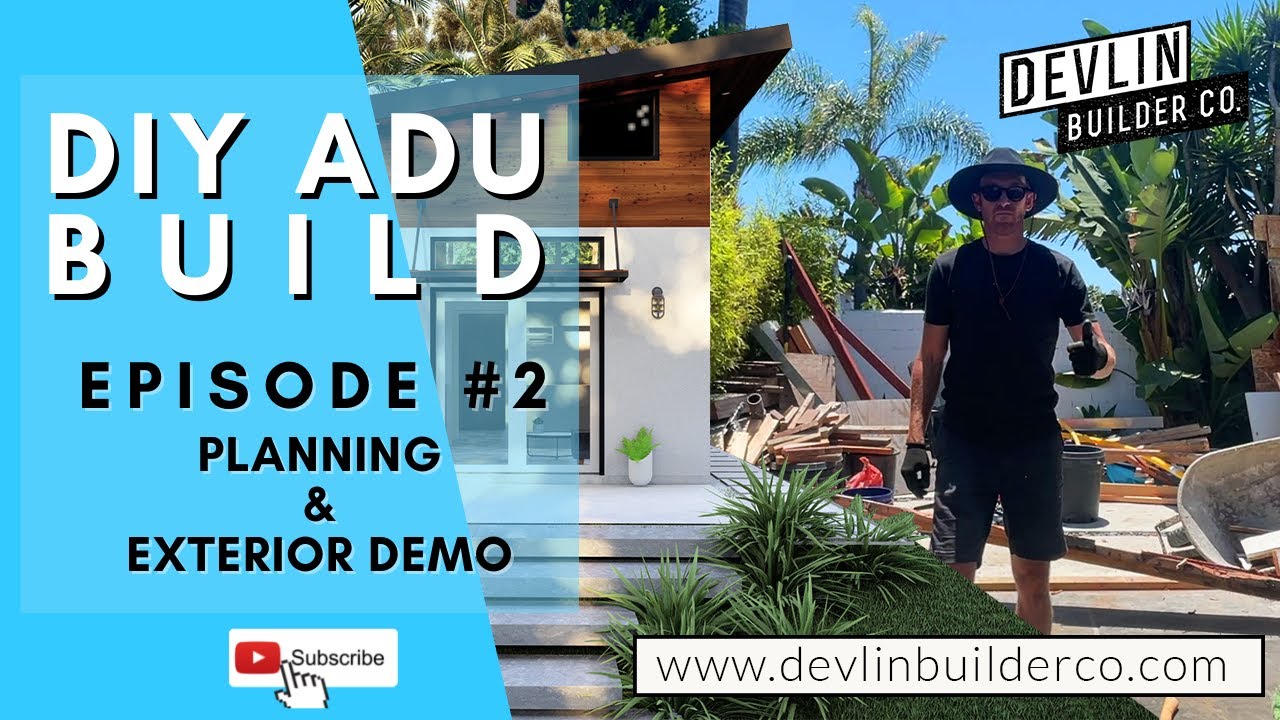 Planning the ADU Design with City Setbacks & More Demolition | DIY ADU ...