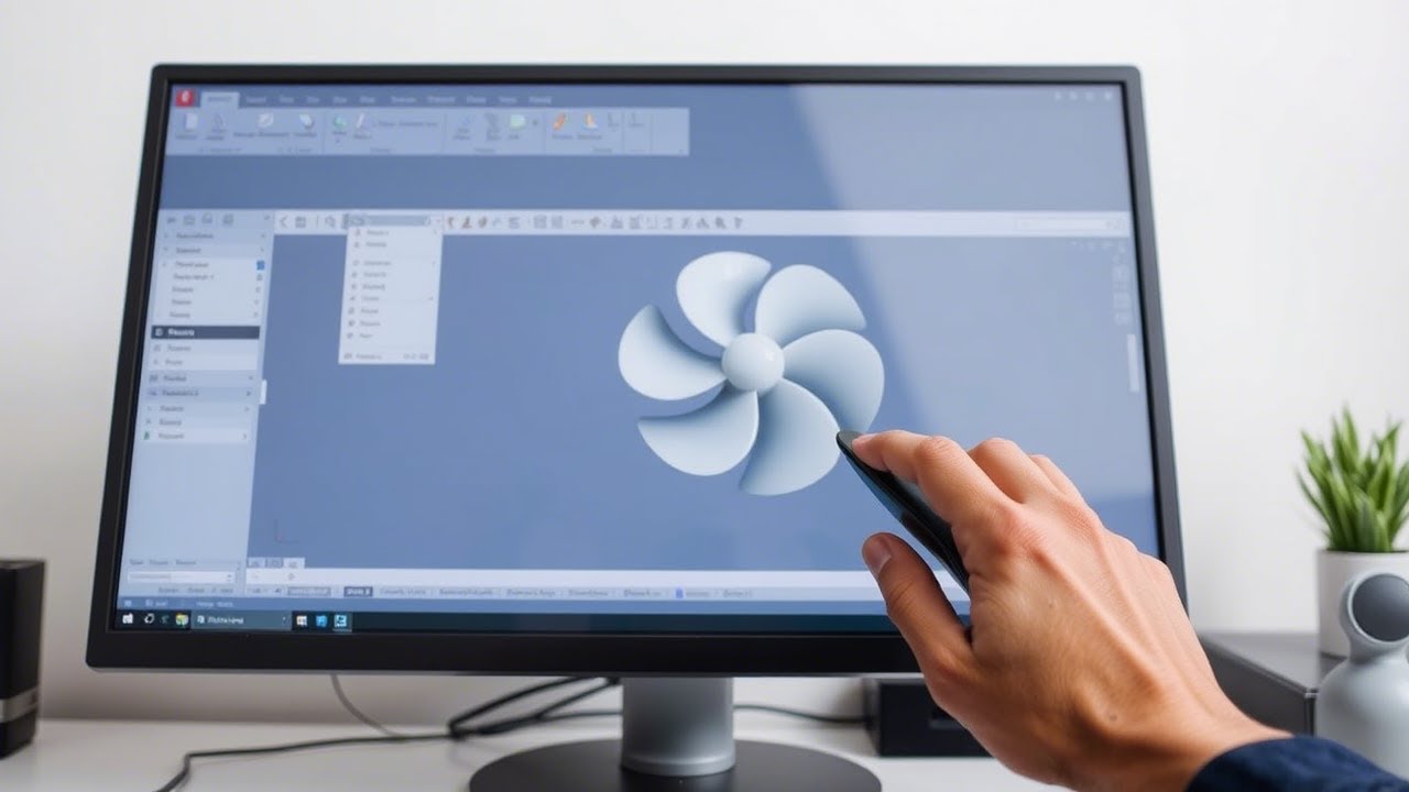 How to Model a Fan Blade in SolidWorks | Complete Step-by-Step Guide ...