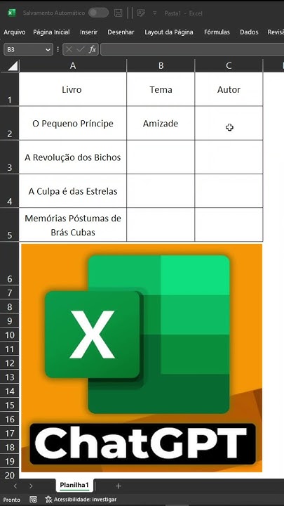 Perguntando ao Chat GPT em uma fórmula dentro do Excel! - YouTube