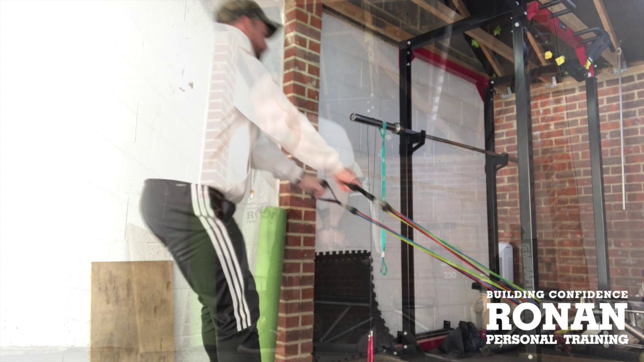 Resistance band hamstrings workout - YouTube