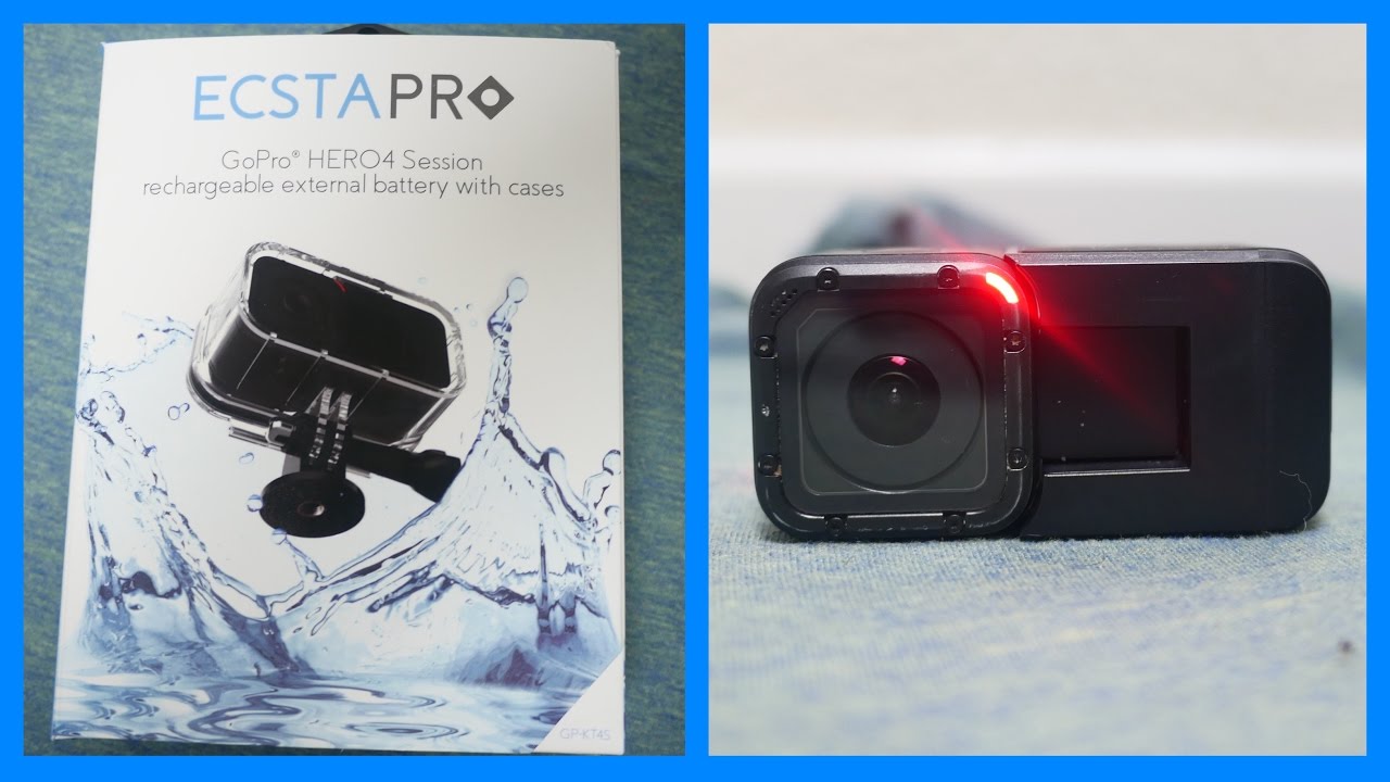 EcstaPro | GoPro Hero Session Extended Battery | UnBoxing - YouTube