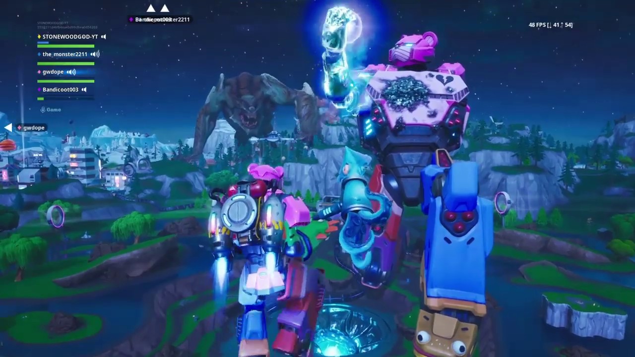 SEASON 9 FINAL MONSTER VS ROBOT EVENT FIGHT | FORTNITE BATTLE ROYAL ...