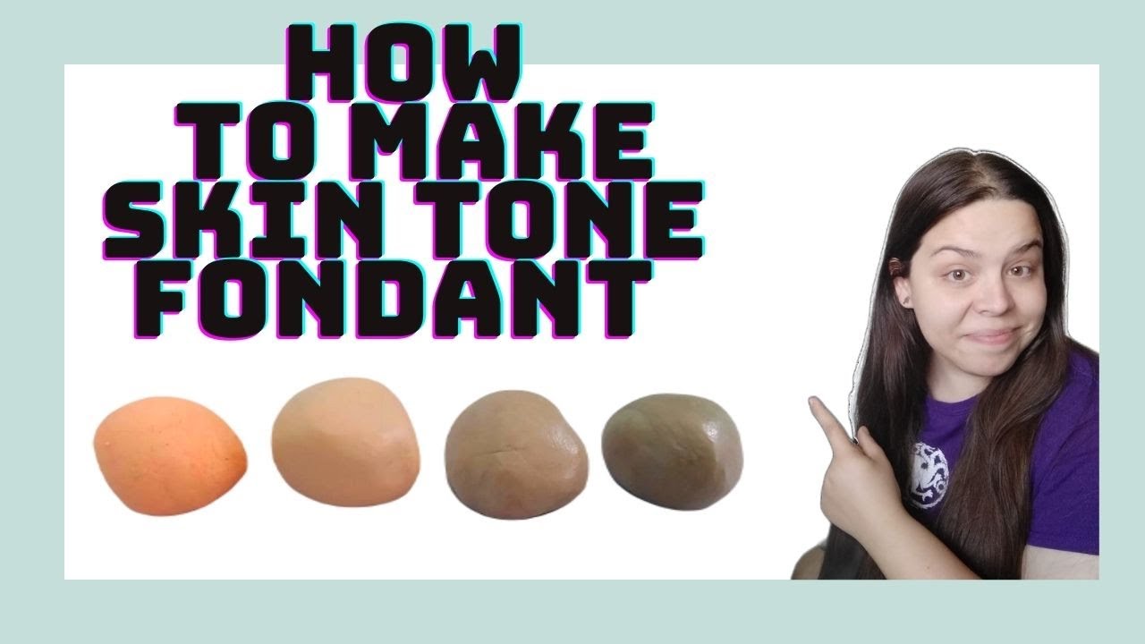 HOW To Make SKIN TONE For Fondant with Colouring And Mixing Colors how-to-make-skin-tone-for-fondant-with-colouring-and-mixing-colors