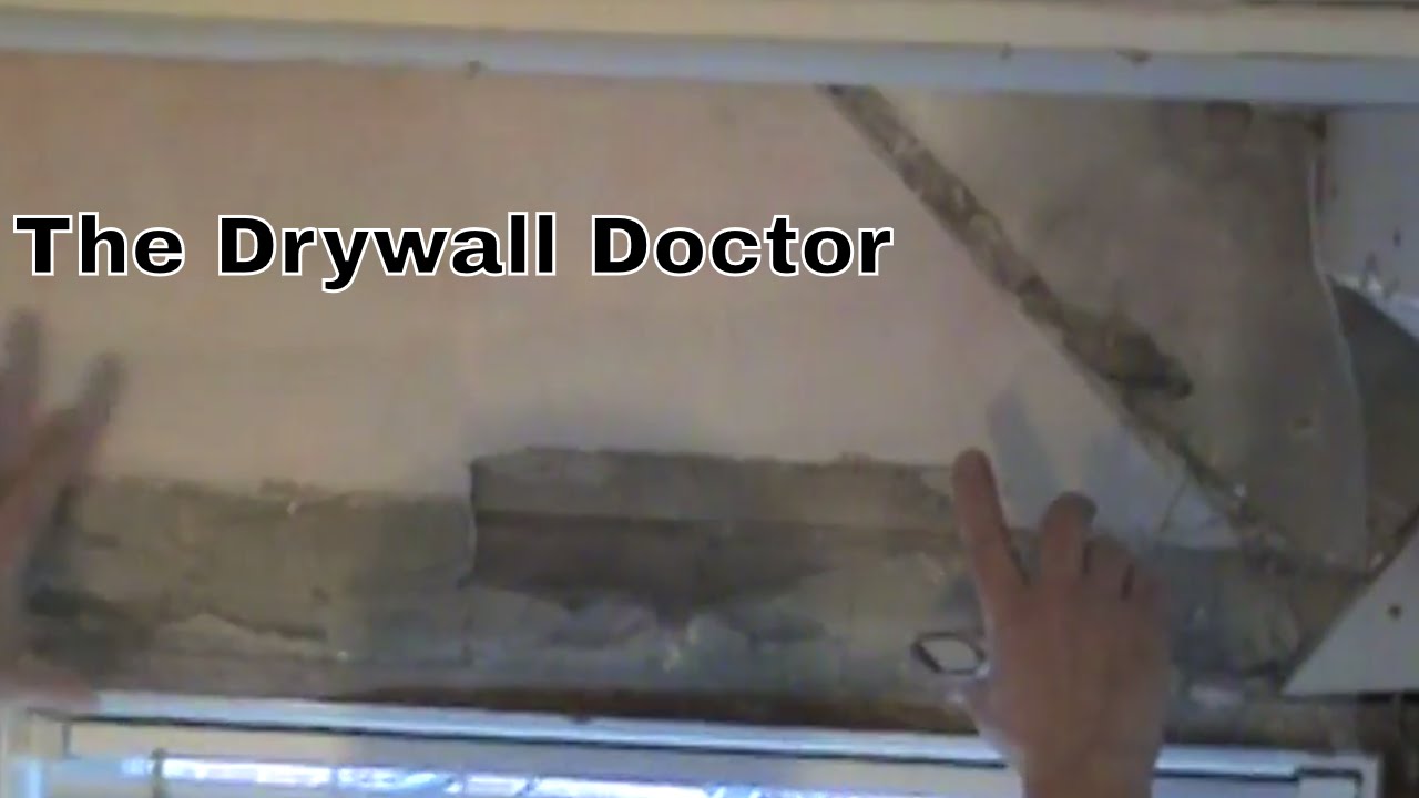 How to Properly do Plaster Repair with Drywall (Fiberglass and Spray ...