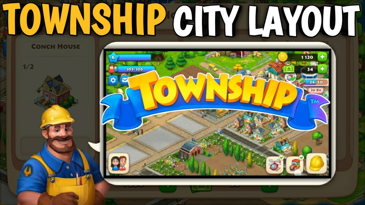 Township City Layout at Level 6 | Township™ | #township™ - YouTube