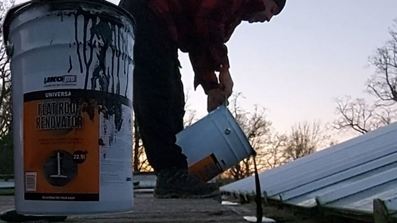 Bitumen Roof Repair Paint recommended for you ! - YouTube