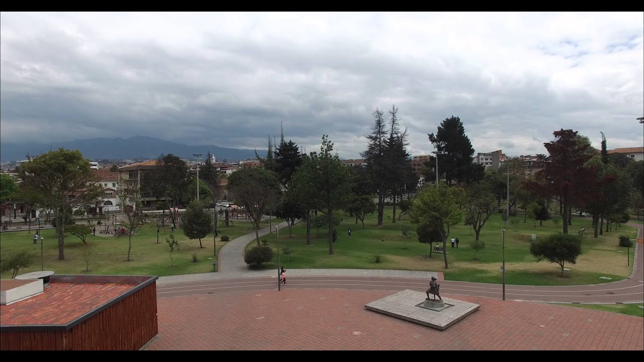 Vista aérea del Parque de la Madre (Cuenca, Ecuador) - YouTube