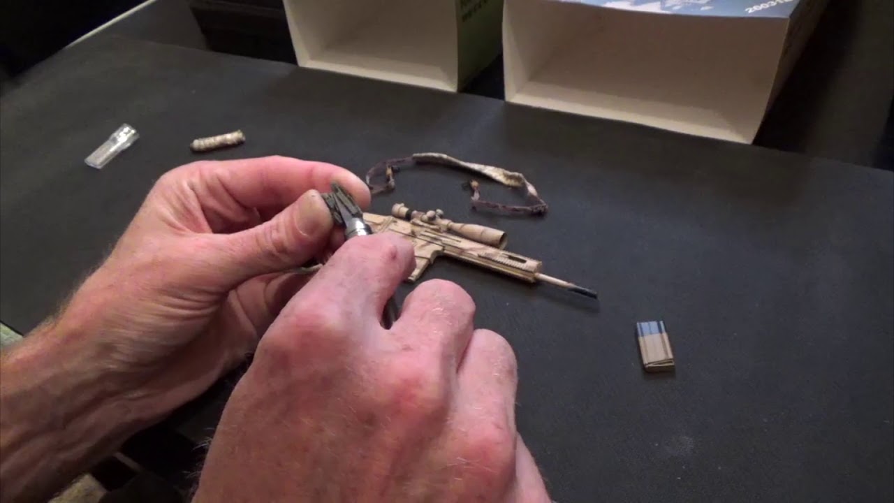 Building the 1/6 Scale Easy & Simple RECCE Spotter MK20 Sniper Rifle ...