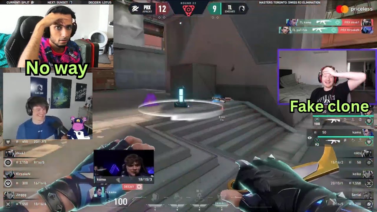 Liquid Kamo Fake Clone To Win The Round Against PRX - YouTube