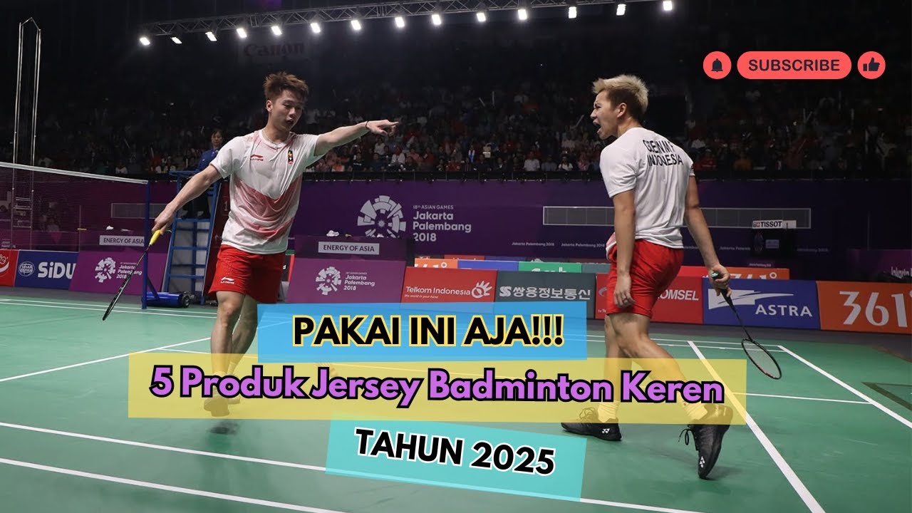 Pakai Ini Aja!!! Rekomendasi 5 Produk Jersey Badminton Keren Awal 2025 ...