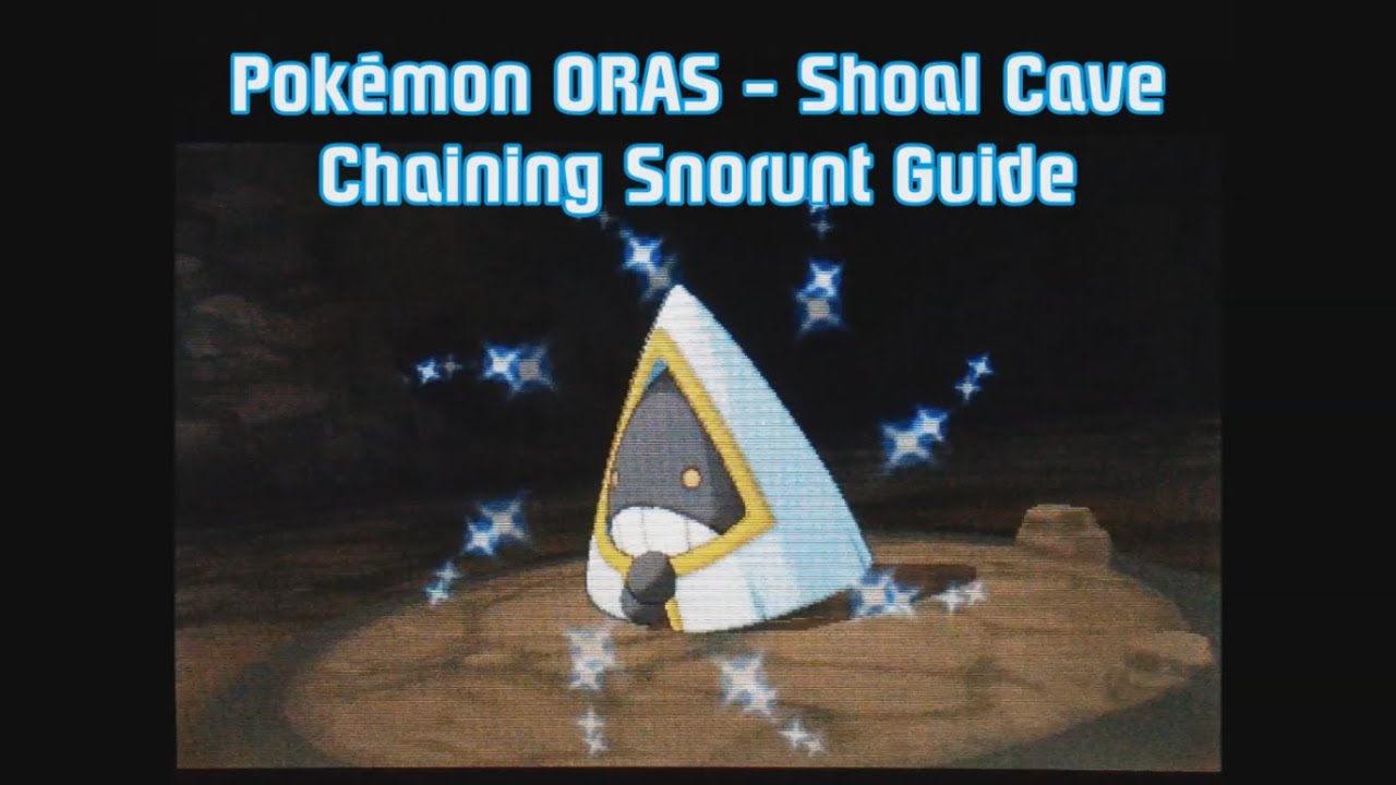 Pokemon ORAS - DexNav Guide - Shiny Snorunt - YouTube