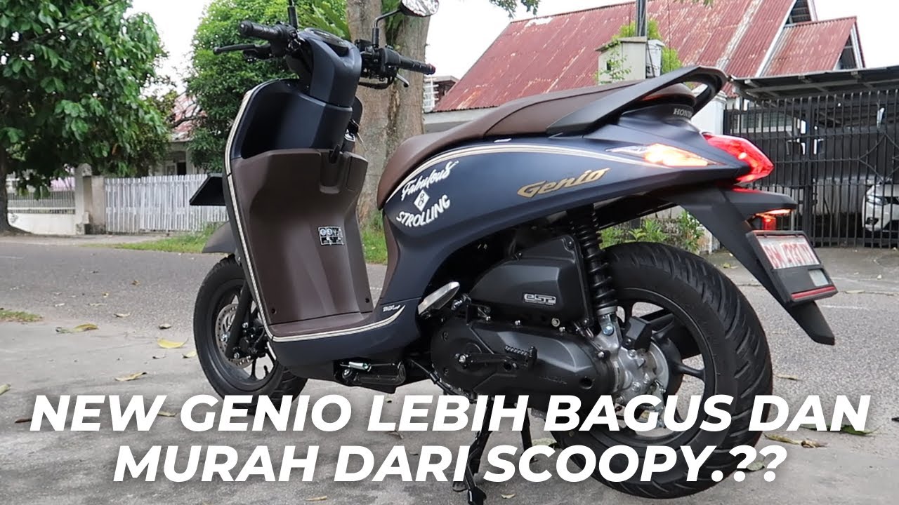 Revew Honda New Genio Fabulous Matte Blue (CBS ISS) Tahun 2022 - YouTube