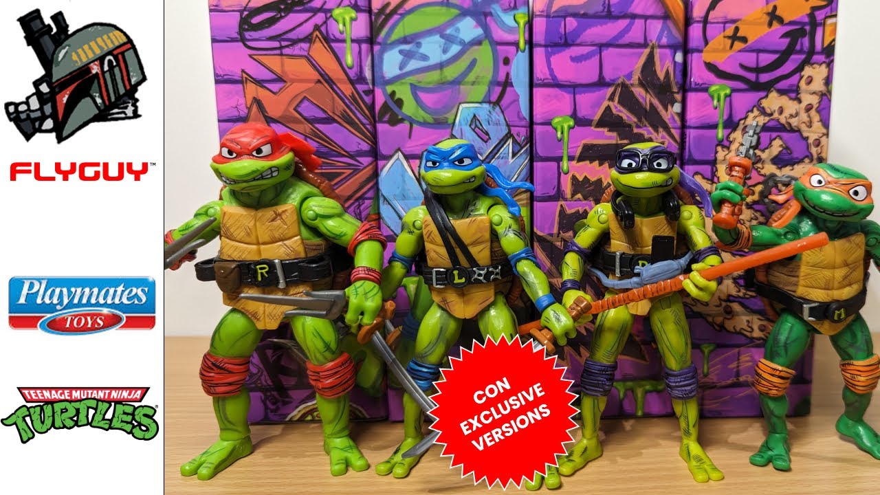 Playmates Teenage Mutant Ninja Turtles Mutant Mayhem Collector Con ...