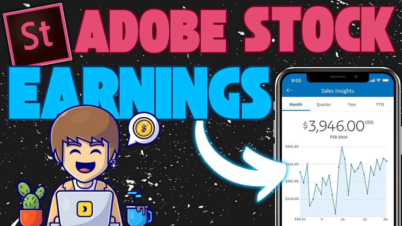 Adobe Stock Contributor Earnings - YouTube
