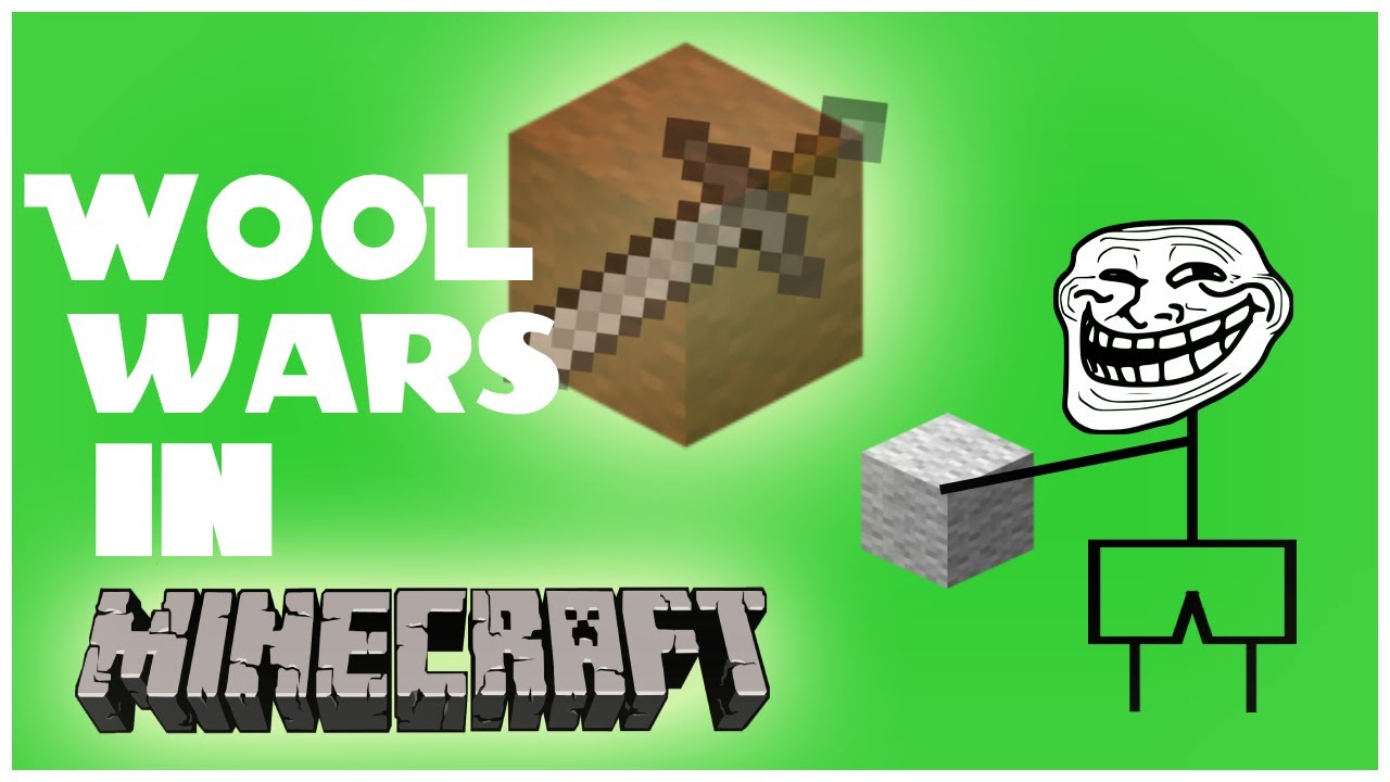 playing MINECRAFT WOOL WARS!!! - YouTube