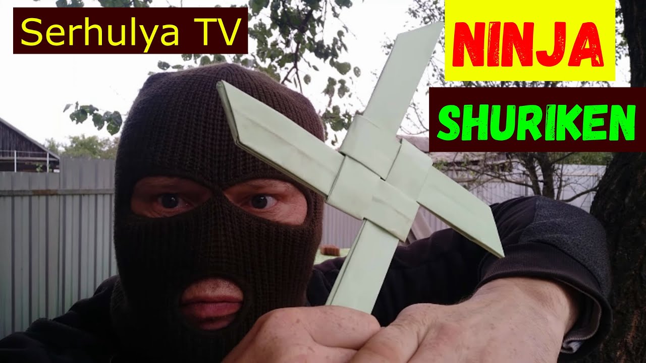 Flying shuriken ninja. Ниндзя. Сюрикен ниндзя. Serhulya TV - YouTube