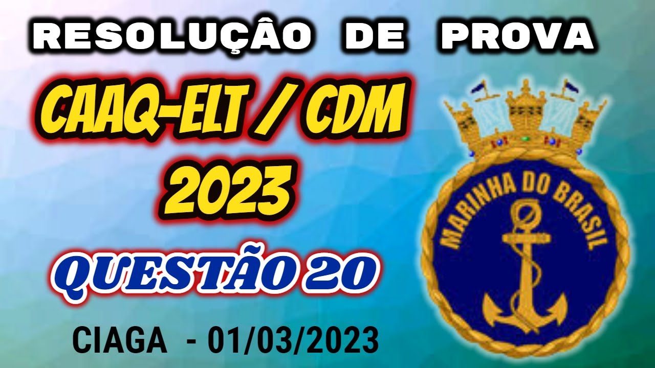 Questão 20 CAAQ ELT/CDM CIAGA A expressão "Fórmula de Young" é ...