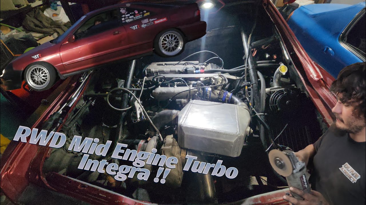 Vlog 90 - Mid Engine Rear Mounted Turbo B Series Integra !!! - YouTube