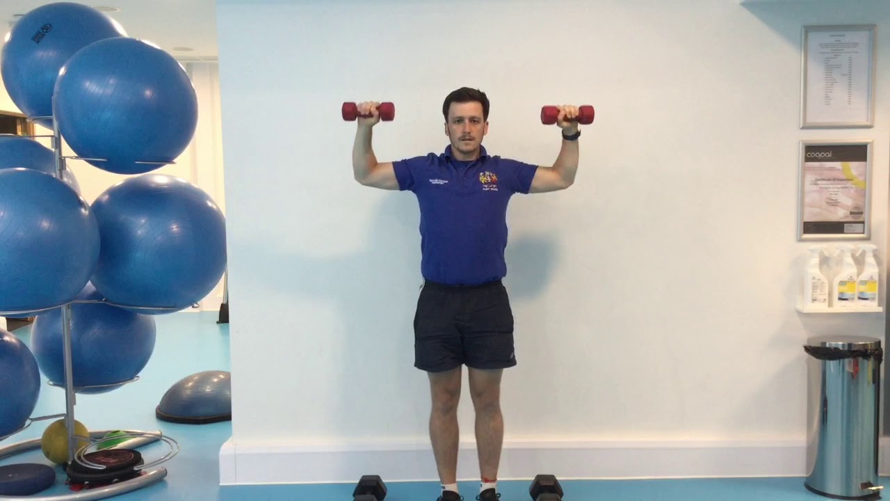 Dumbbell Cuban Press - YouTube