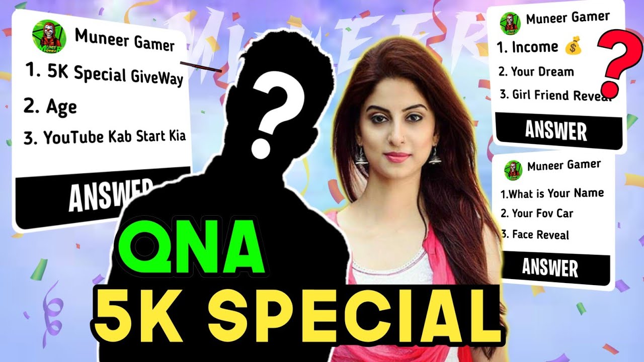 5K Special QNA Video With Cute Girl 🥰 @Csw_Sarifa_yt - YouTube