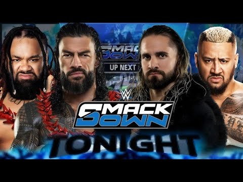 Roman Reigns & Jacob Fatu vs Seth Rollins & Solo Sikoa Barricade ...