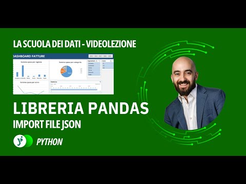 Come importare un file JSON con le libreria PANDAS e JSON di PYTHON ...