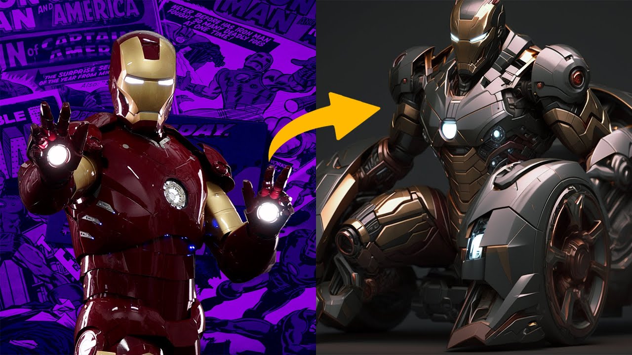 AI ART Marvel's Superheroes Shift into High Gear: A Car Enthusiast's ...