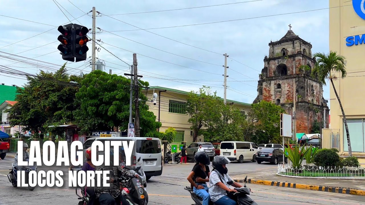 [4K HDR] Downtown Laoag City Walking Tour | Ilocos Norte, Philippines ...