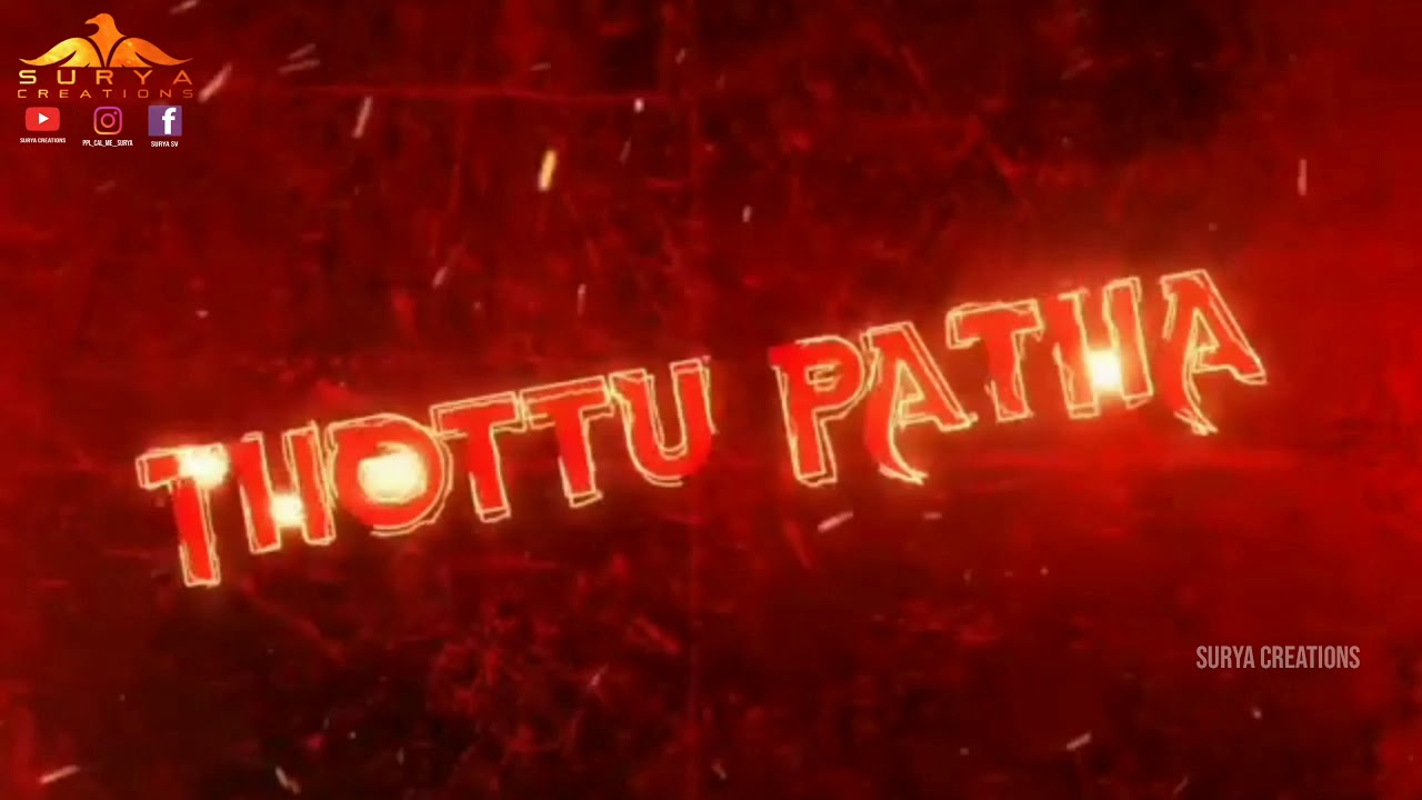 VIP Title Song Lyrics Tamil What's app status - YouTube