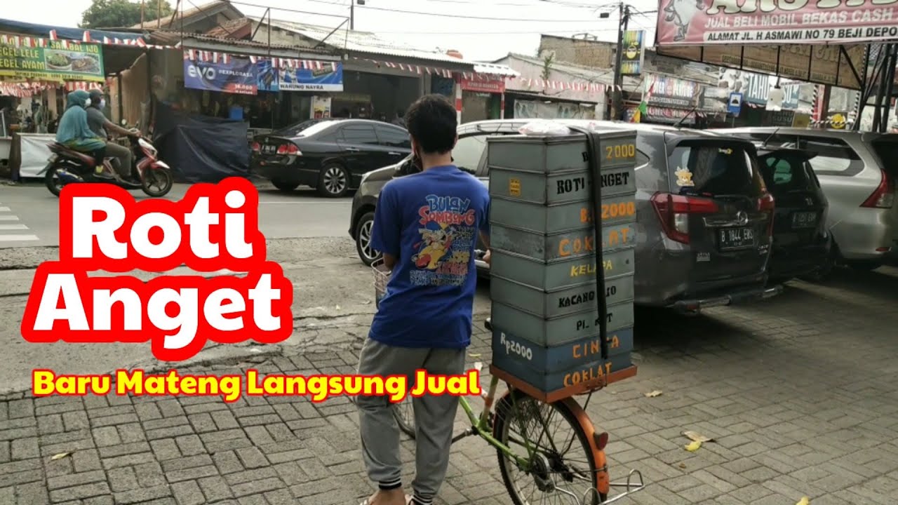 Roti Anget Keliling cuma 2000 an - YouTube