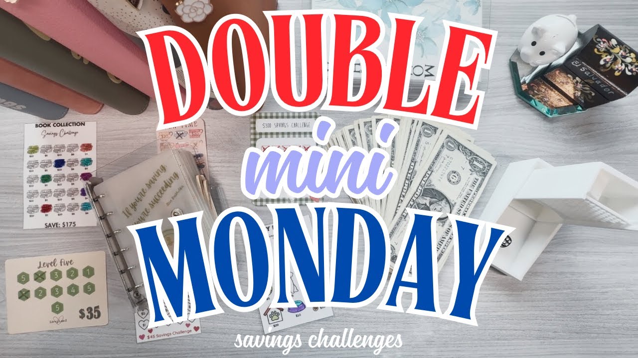 it's a DOUBLE mini monday! | save with me | cash games | roll the dice ...