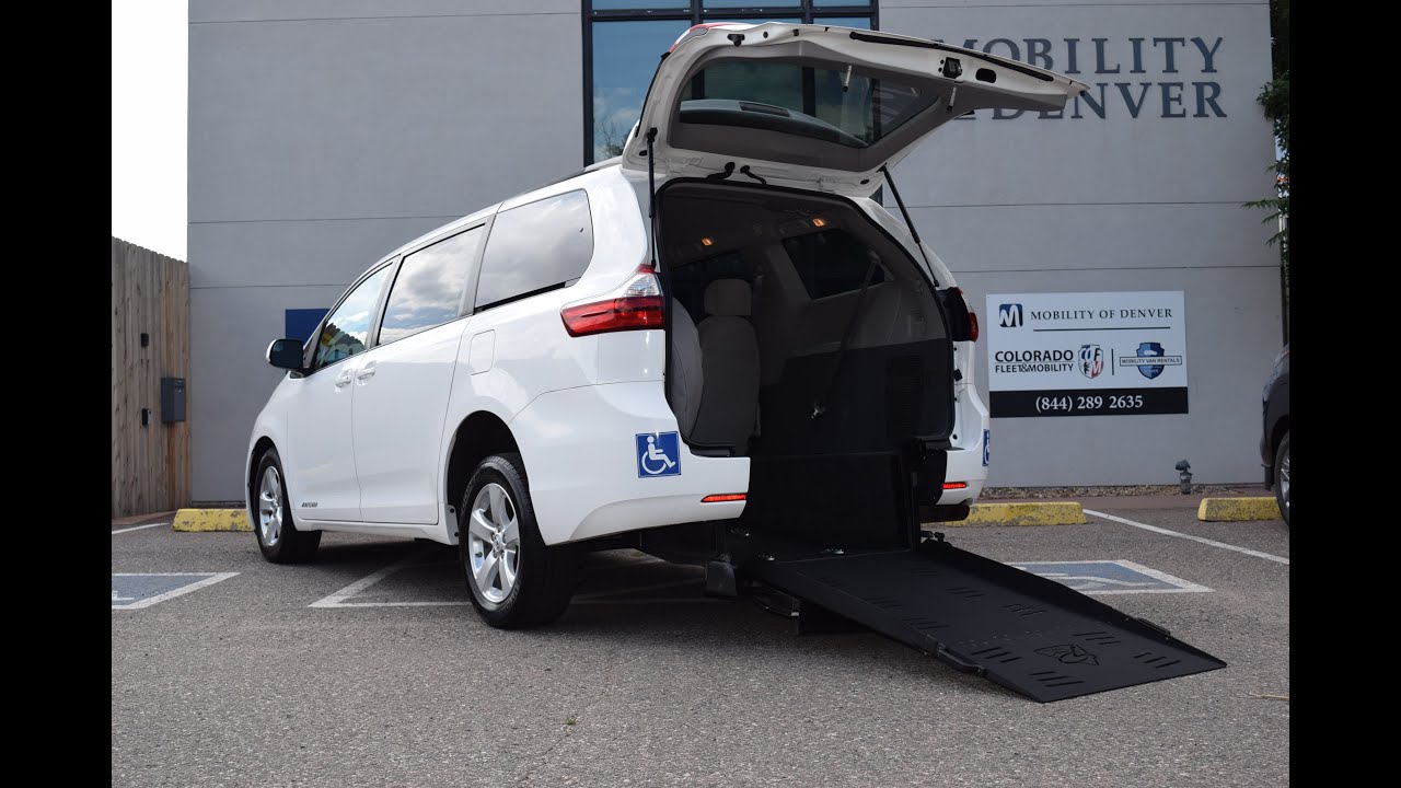 2017 Toyota Sienna LE Mobility Handicap Van Freedom Motors Long Channel ...