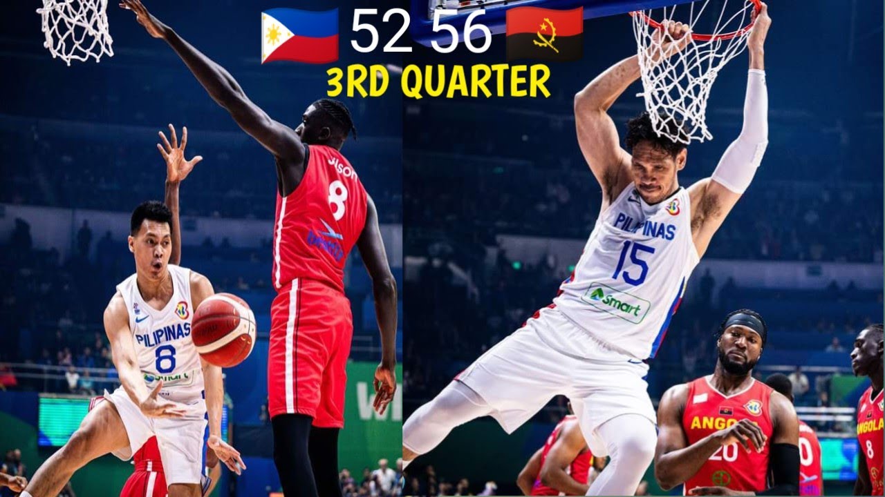 GILAS PILINAS VS ANGOLA 3RD QUARTER FULL VIDEO FIBA WORLD CUP 2023 ...