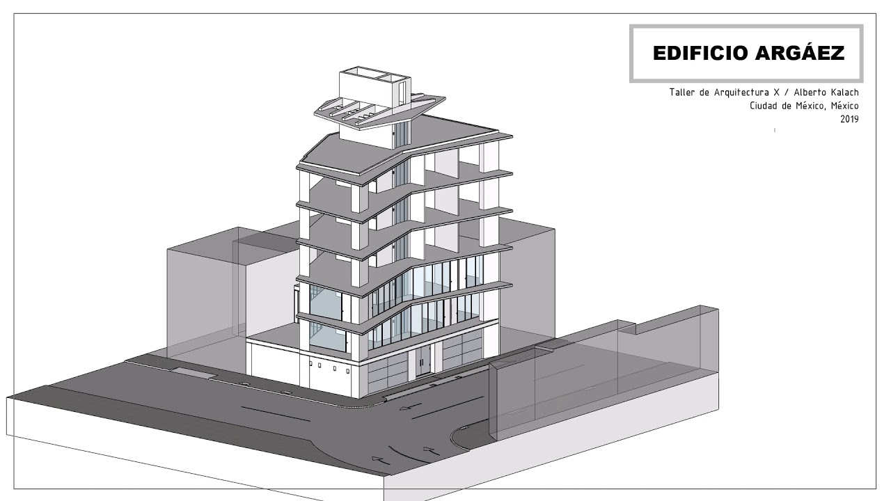 EDIFICIO ARGÁEZ MODELO 3D - YouTube