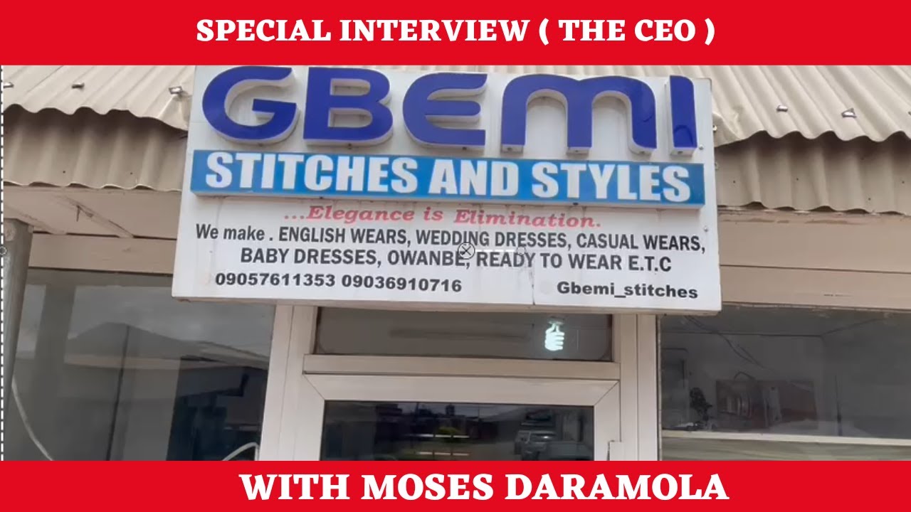 My Visit To Gbemi Stitches And Styles Omolayo Akobo Ibadan - YouTube